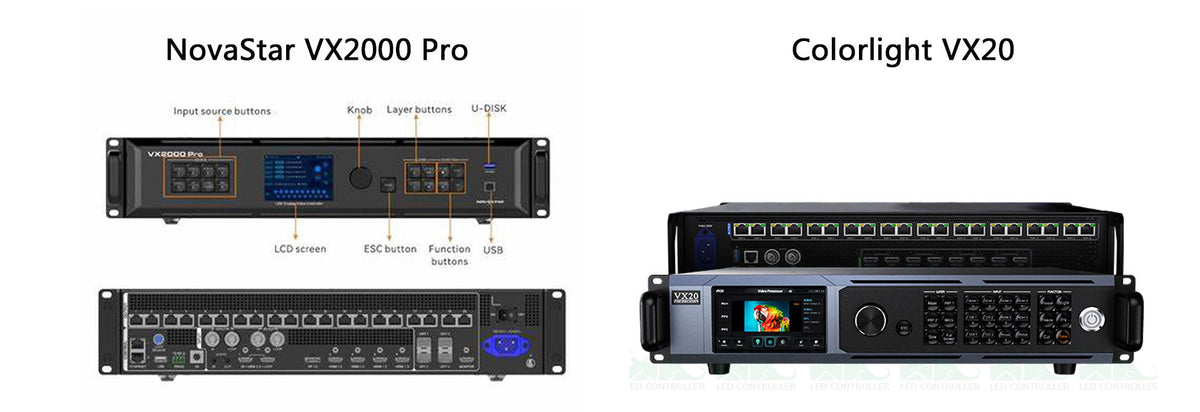 In-Depth Comparison: NovaStar VX2000 Pro vs. Colorlight VX20 LED Video ...