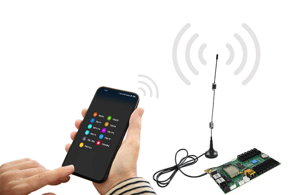 Huidu Asynchronous LED Display Controller HD-C16L C08L LED Multimedia ...