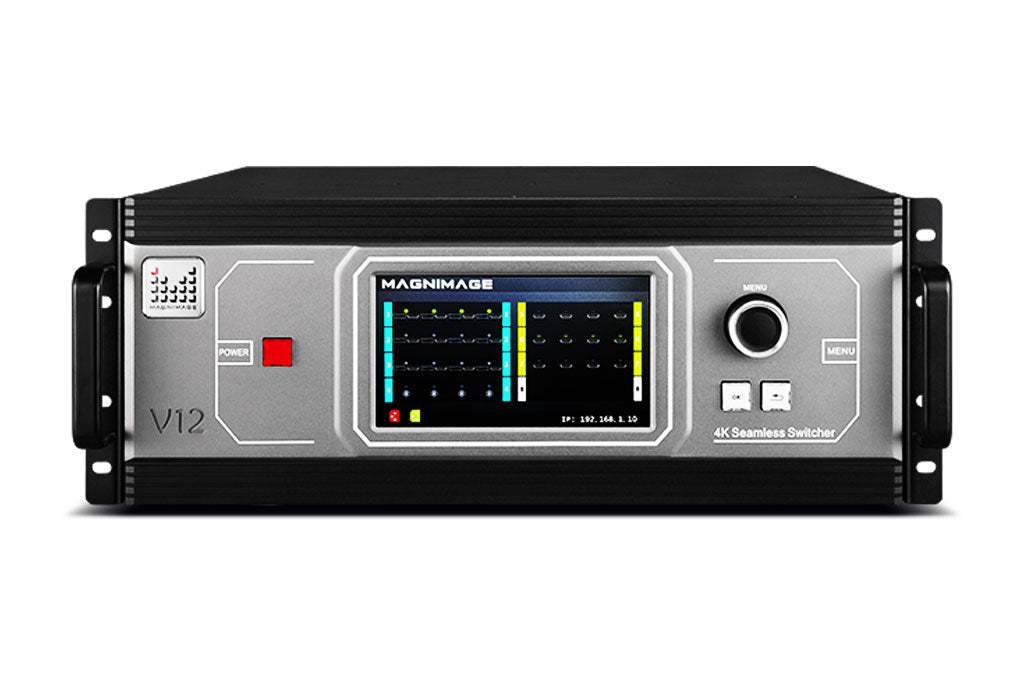 Magnimage MIG-V12 Series 4K Video Seamless Switcher – LED Controller Store